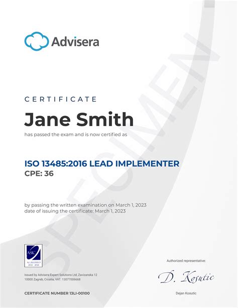 Free Iso 13485 Lead Implementer Online Course Advisera Training