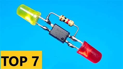 Top 7 Flasher Circuits Electronic Projects For Hobbyists Youtube