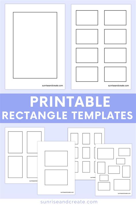 Rectangle Template Printable Free Free Printable