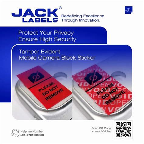 Mobile Phone Camera Tamper Evident Stickers At ₹ 2piece टैम्पर