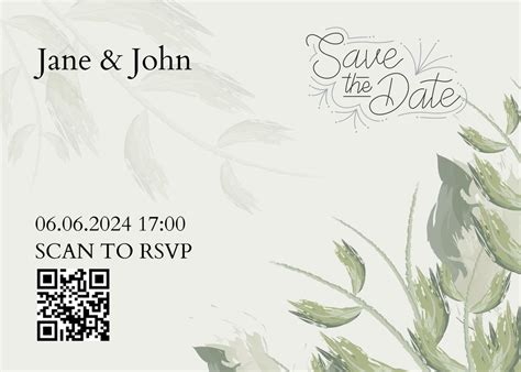 Qr Code Invitation Templates Customizable And Printable
