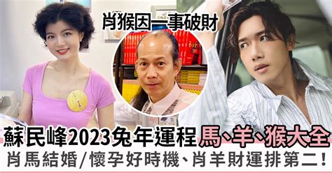 屬馬羊猴｜蘇民峰2023運程｜屬馬單身有新戀情 屬羊是非多須化解