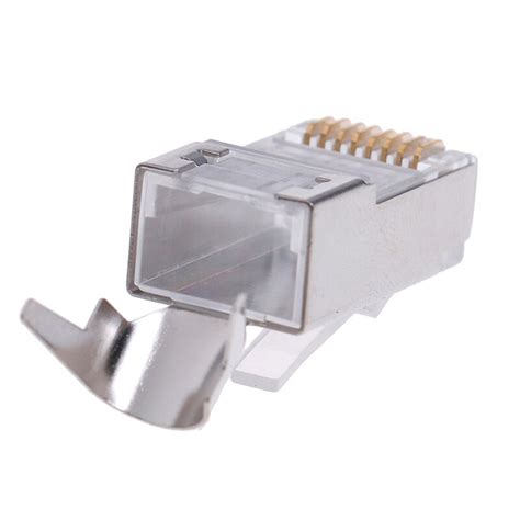 10pcs Cat7 Rj45 Connector 1 3mm Cat 7 Crystal Plug Vicedeal