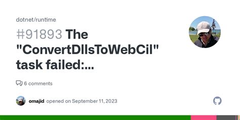 The Convertdllstowebcil Task Failed Systemnotimplementedexception On S390x · Issue 91893