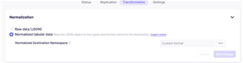 Allow To Use A Different Schema For Normalization · Issue 25841