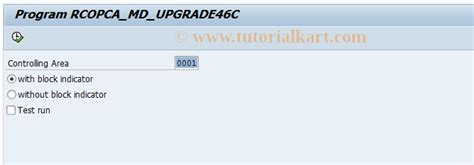 0kemd 46c Upgrade Sap Tcode Ec Pca Upgrade Prctr Mstdata