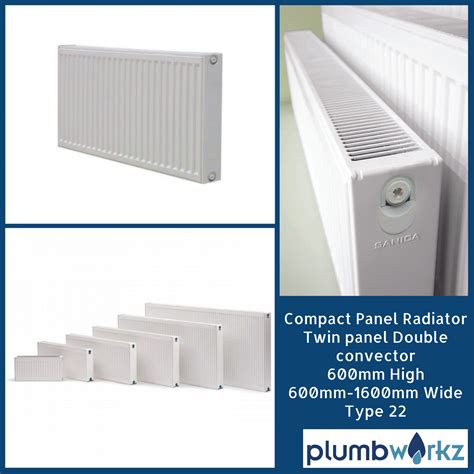 Type 21 Compact Single Convector Radiators 600mm Height Various