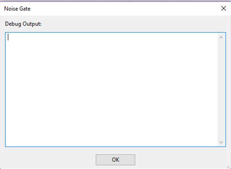 noise gate error nyquist returned the value [attack time] windows audacity forum