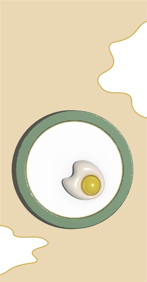 3d Render Egg Rartist