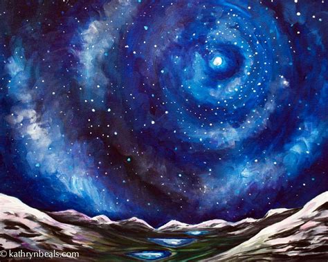 Starry Night On The Pacific Crest Trail Finished Painting How I