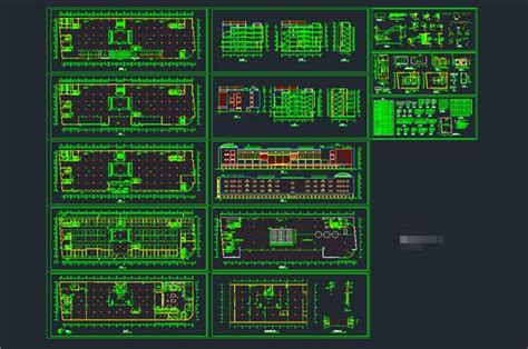 长126 74米 宽36 5米 地下1层地上4层商场建筑设计 含详图 3826244 领贤网