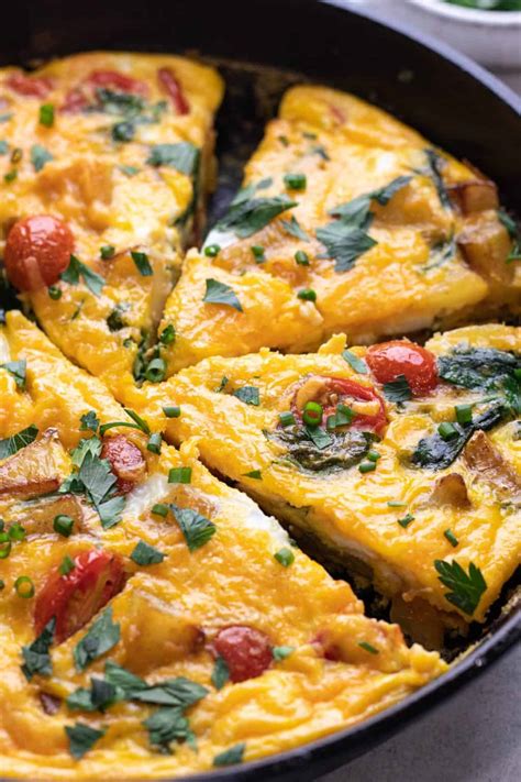 Oven Baked Potato Frittata Recipe Veronikas Kitchen