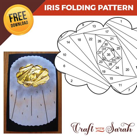 The Complete Guide To Iris Folding Free Patterns Craft With Sarah