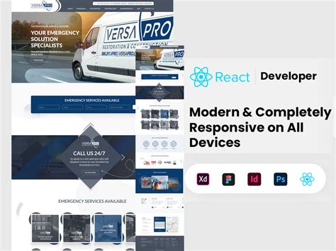 React JS React Developer Designs Converted Front End Developer