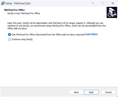 Install Sync On Windows FileCloud Docs Server