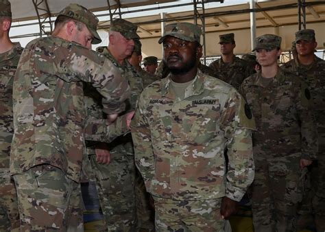 Dvids Images Cjtf Hoa Service Members Receive Africom Combat Patch