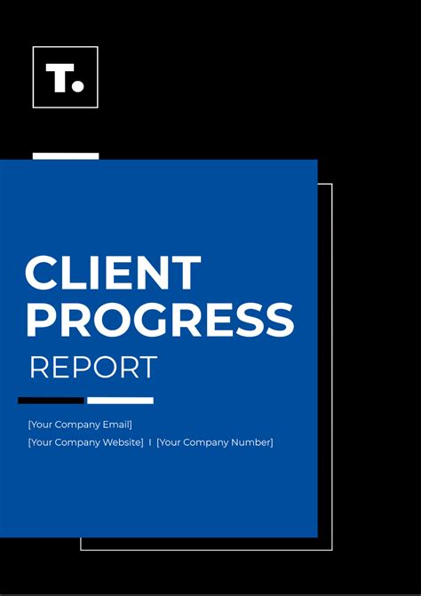 free client progress report template to edit online