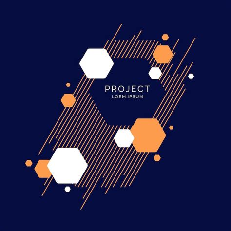 최소한의 스타일의 삼각형이 있는 추상적인 기하학적 배경 프리미엄 벡터