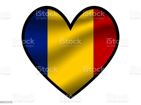 큰 아름다운 마음 안에 루마니아 국기 원래 색상과 비율 벡터 일러스트레이션 모든 대륙과 테리토르세트의 세계 국가 흰색 배경에 격리 국가 지리적 지역에 대한 스톡 벡터 아트