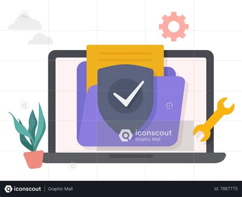 Best Secure Files Folder Illustration Download In Png And Vector Format