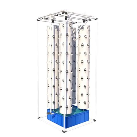 Rotating Tower Vegetable Growing Tower Hydroponic Farm With Led Growing