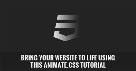 How To Apply Cool Animations Animatecss Tutorial Web Development Design Css Tutorial Tutorial