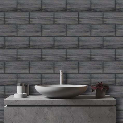 Bathroom Tile Effect Wallpaper Rispa Bathroom Tile Effect Wallpaper Rispa