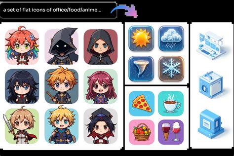 무료 Ai 아이콘 생성기 단 몇 초 만에 독창적인 아이콘 생성 Ai Ease