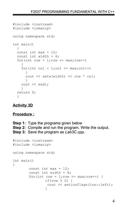 Labsheet3 Doc Programming Languages Computing
