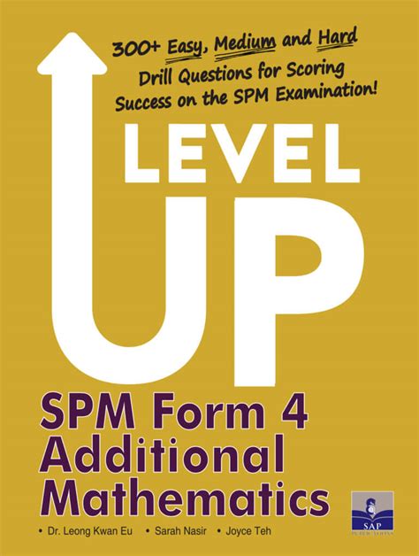 Level Up Spm Form 4 Additional Mathematics Sap Publications Malaysia
