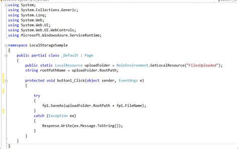 Guide To Windows Azure Part 3 How To Configure Local Storage