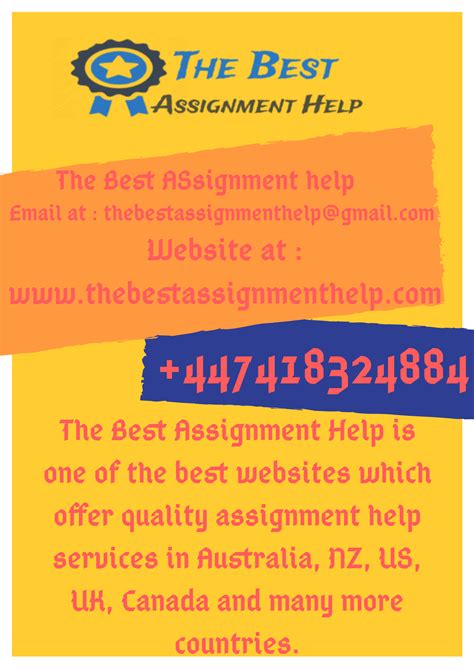 The Best Assignment Writing Service In Australia And Canada Essay Typer
