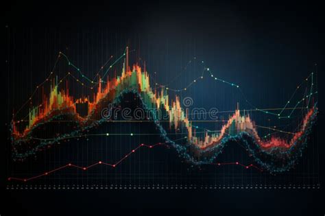 Graph Bar With Line Of Different Colors On It And Line Of Different
