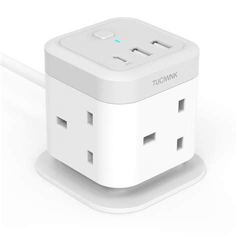 Buy TUCIWNK Cube Extension Lead With 20W PD USB C Port For IPhone 12 13 13 Mini 13 Pro 13 Pro