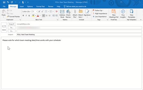 Create A FindTime Meeting Poll In Outlook Florida Gulf Coast University ITS