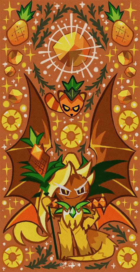 Ananas Dragon Cookie Cookie Run Ovenbreak Image By Loprna 3229276