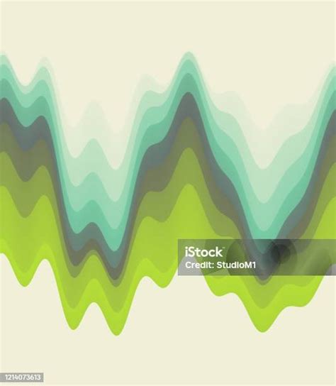 추상 파형 배경입니다 3d 기술 스타일 음파벡터 일러스트레이션 0명에 대한 스톡 벡터 아트 및 기타 이미지 0명 3차원 형태 가리기 Istock