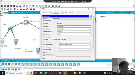 Tugas Flsm And Vlsm Konfigurasi Routing Static Youtube
