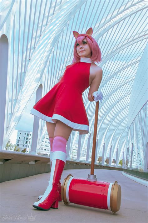 Amy Rose Polycon 24 By Jade Hime Cosplay On Deviantart