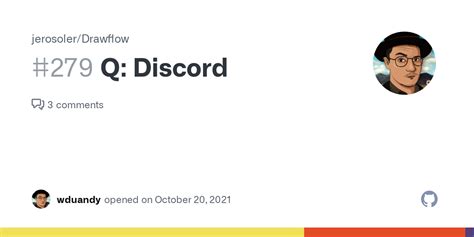 Q Discord · Issue 279 · Jerosolerdrawflow · Github