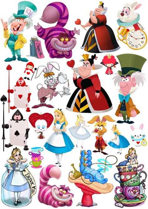 Alice In Wonderland Disney All Characters