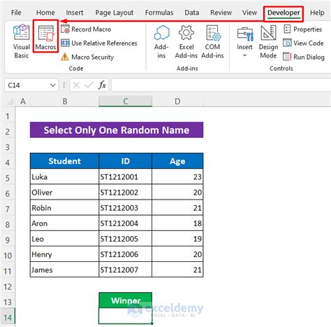 Excel Vba For Random Selection From List 3 Easy Methods Exceldemy