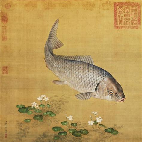 讀畫清 郎世寧魚藻圖 每日頭條
