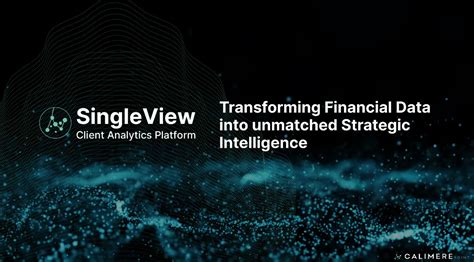 Singleview Client Analytics Solutions Calimere Point