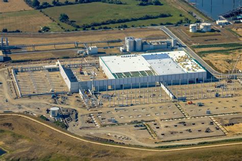 Luftaufnahme Lippedorf - Neubau des Logistikzentrums NORDFROST GmbH ...