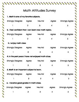 Math Survey By Ms Herndon Tpt