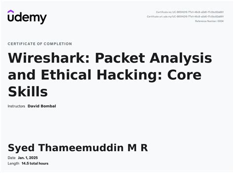 Syed Thameemuddin M R On Linkedin Wireshark Cybersecurity Ethicalhacking Networkanalysis