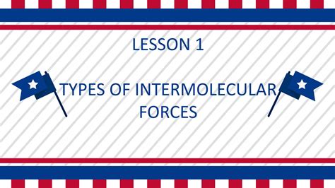 An Output That Talks About The General Types Of Intermolecular Forces Pptx