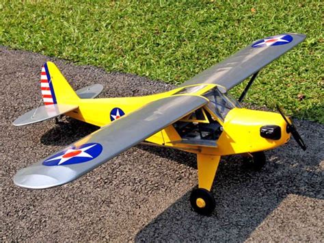 Modellbau Steber Vq Model Piper J3 Cub Gelb 1620 Mm
