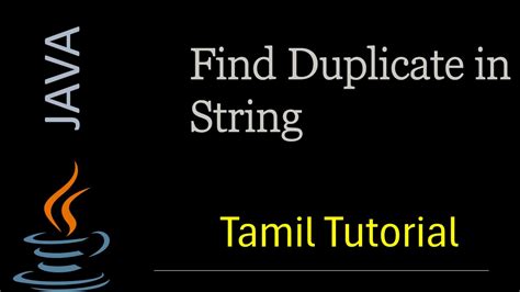 How To Find Duplicate Characters In String Java Java Interview